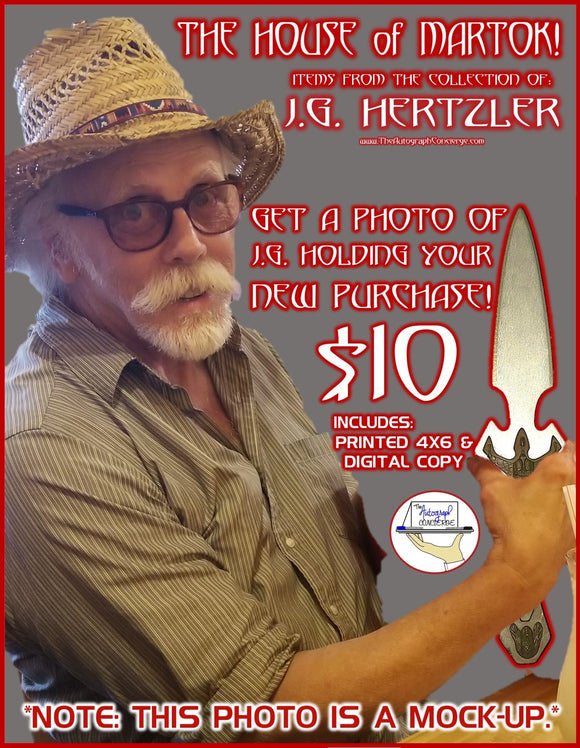 HOUSE of MARTOK: J.G. Hertzler Collection – The Autograph Concierge