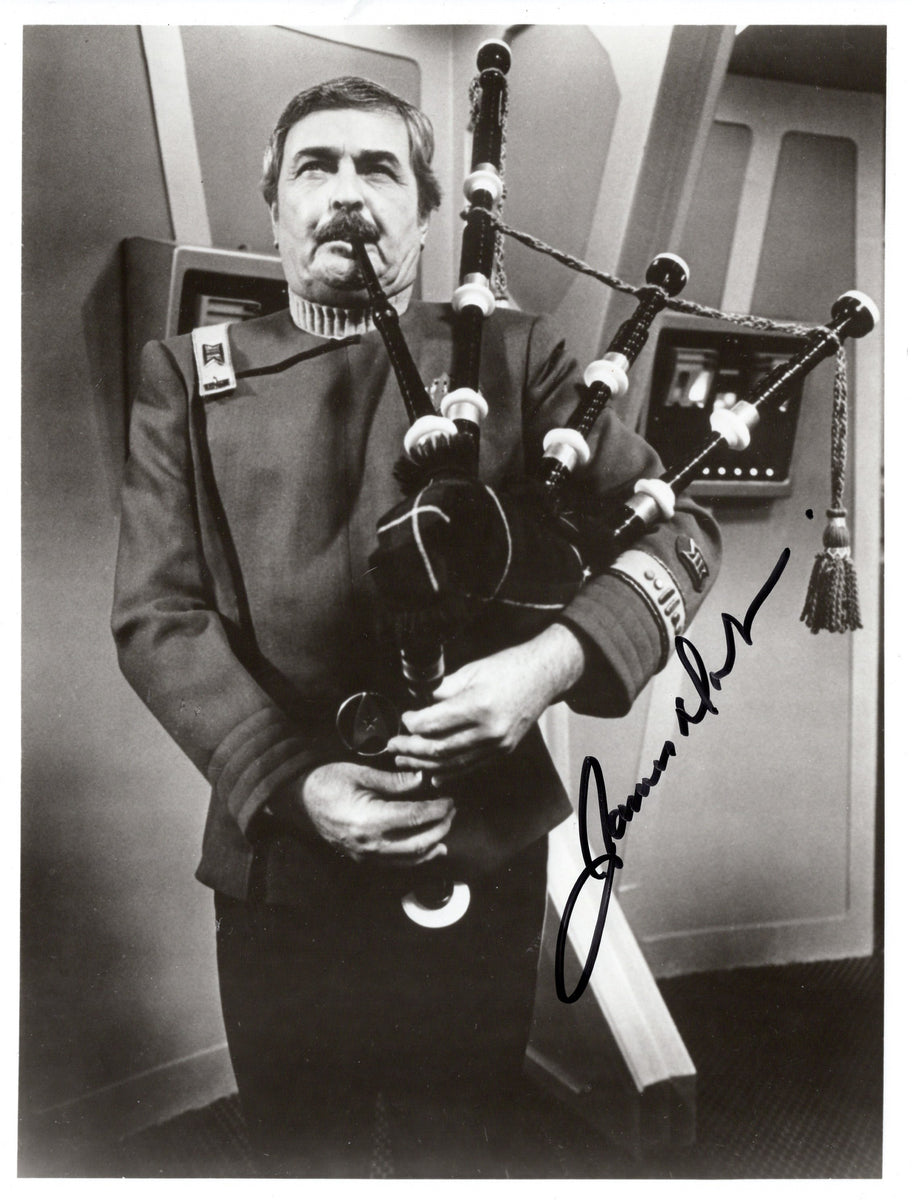 James Doohan Signed 8x10 - Star Trek Autograph #7 – The Autograph Concierge