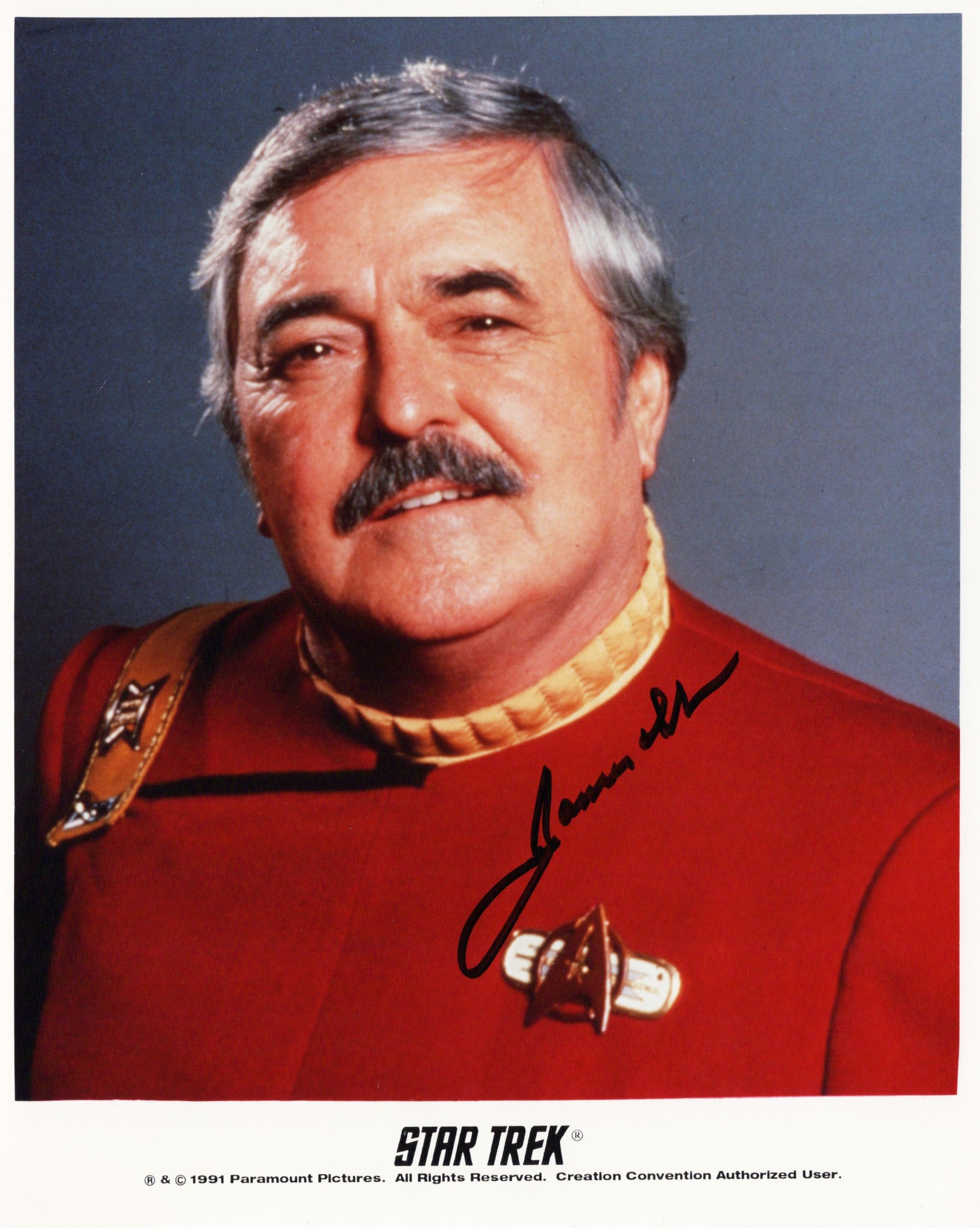 James Doohan Signed 8x10 - Star Trek Autograph #9 – The Autograph Concierge