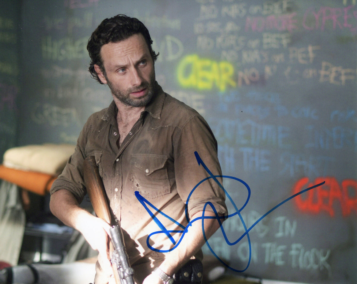 Andrew Lincoln Signed 8x10 - The Walking Dead Autograph #1 – The ...
