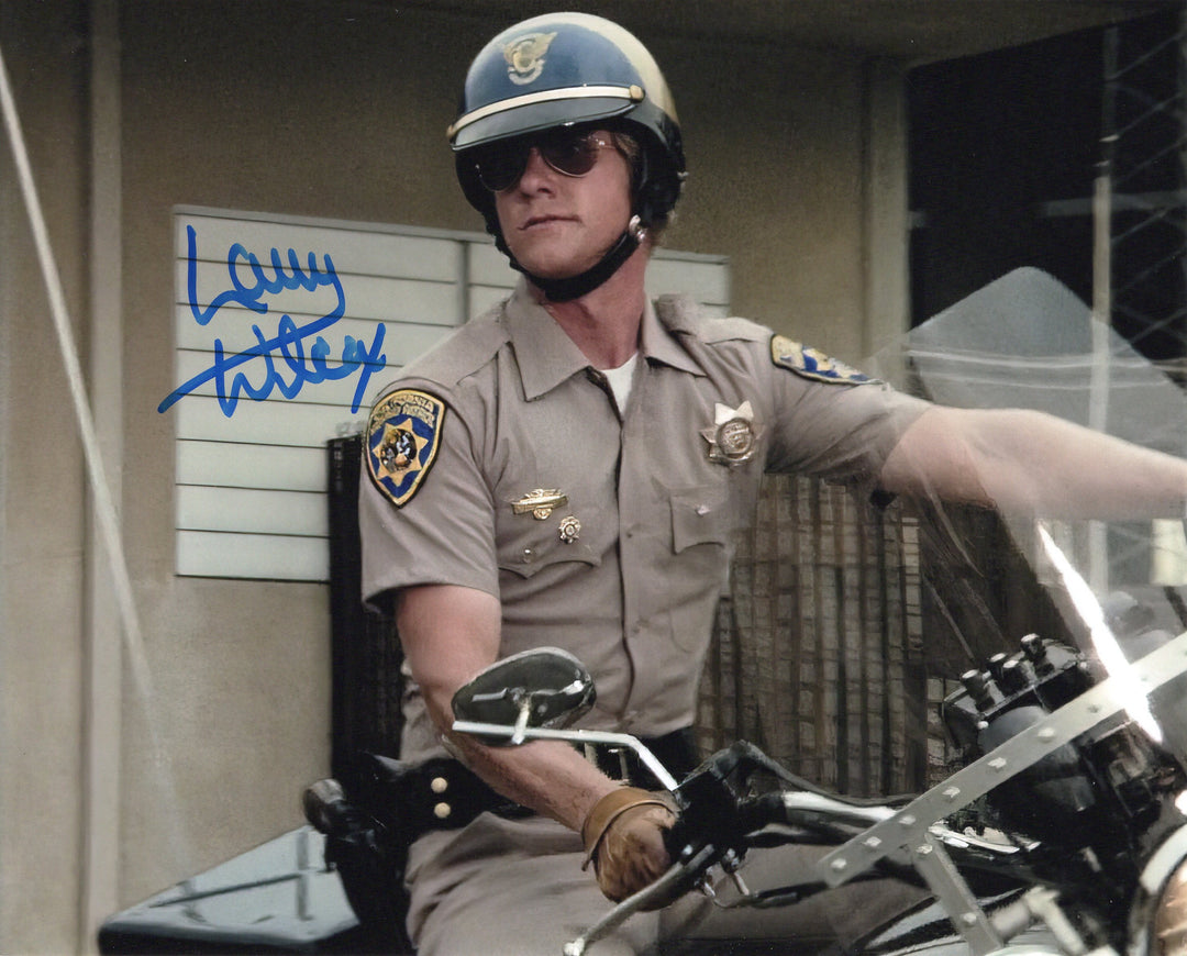 Larry Wilcox Signed 8x10 - CHiPS Autograph #1 – The Autograph Concierge