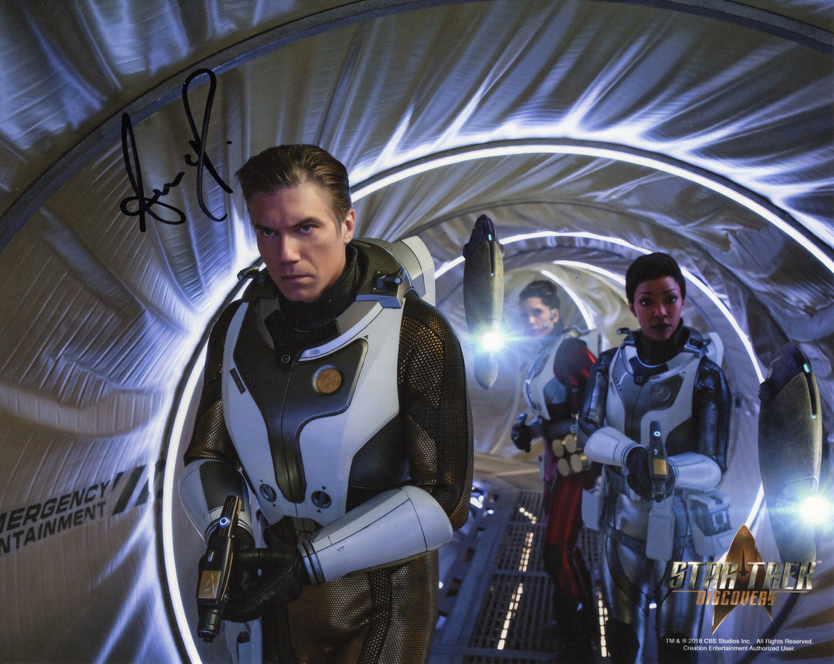 Anson Mount Signed 8x10 - Star Trek Autograph #2 – The Autograph Concierge